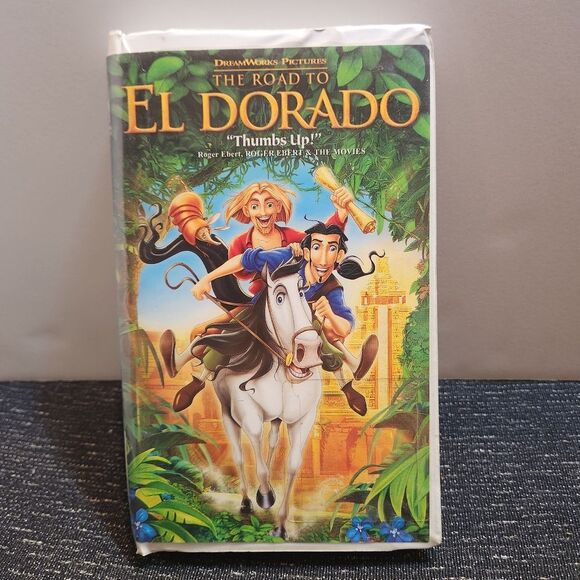 Dreamworks | Media | The Road To El Dorado Vhs Tape 200 Clam Shell ...
